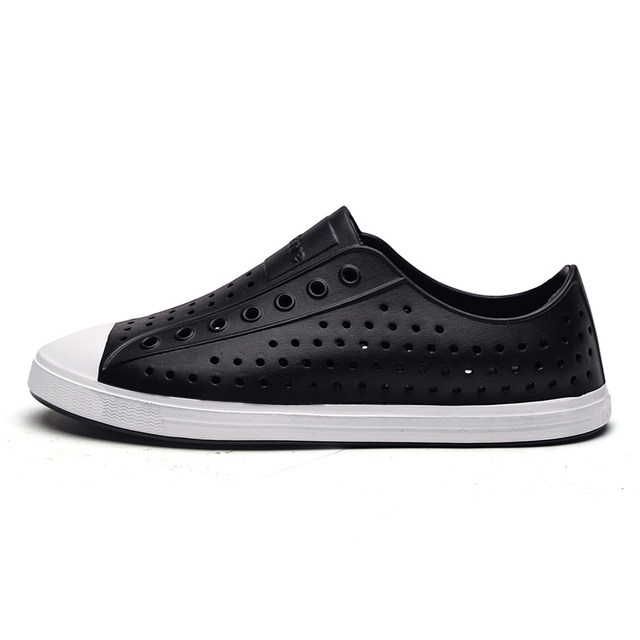 ins Croc Shoes Men and Women Summer Couple Non-Slip Personalized Beach ...