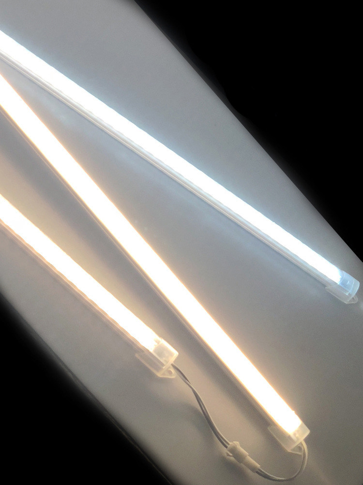 超亮led硬灯条220V高压橱柜货柜酒柜贴片长条灯带粘胶展示柜灯管_虎窝淘