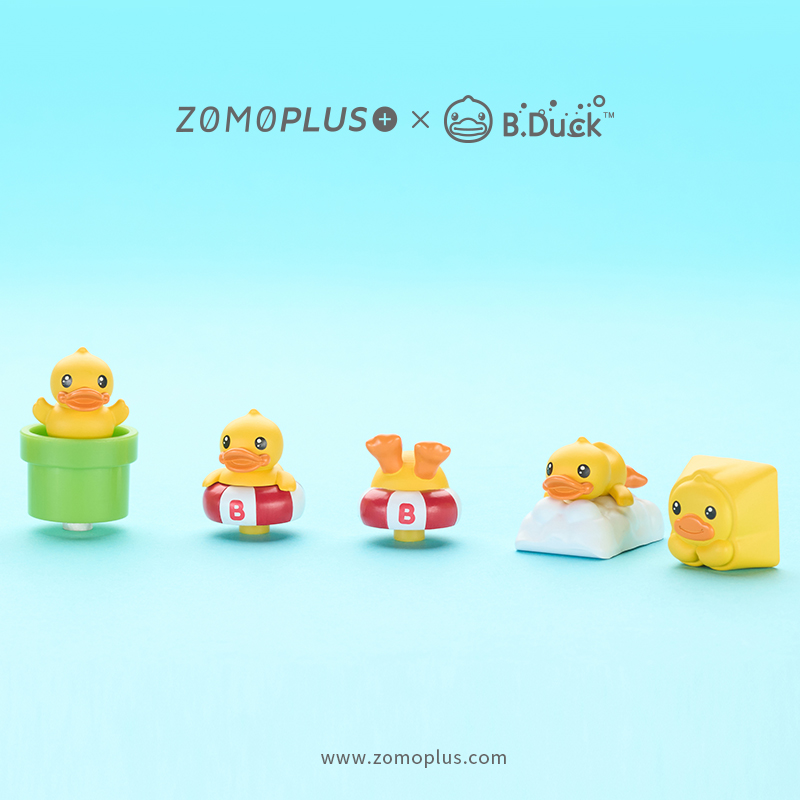 ZOMO X B.Duck小黄鸭盲盒玩具个性创意机械键盘键帽樱桃阿米洛_虎窝淘