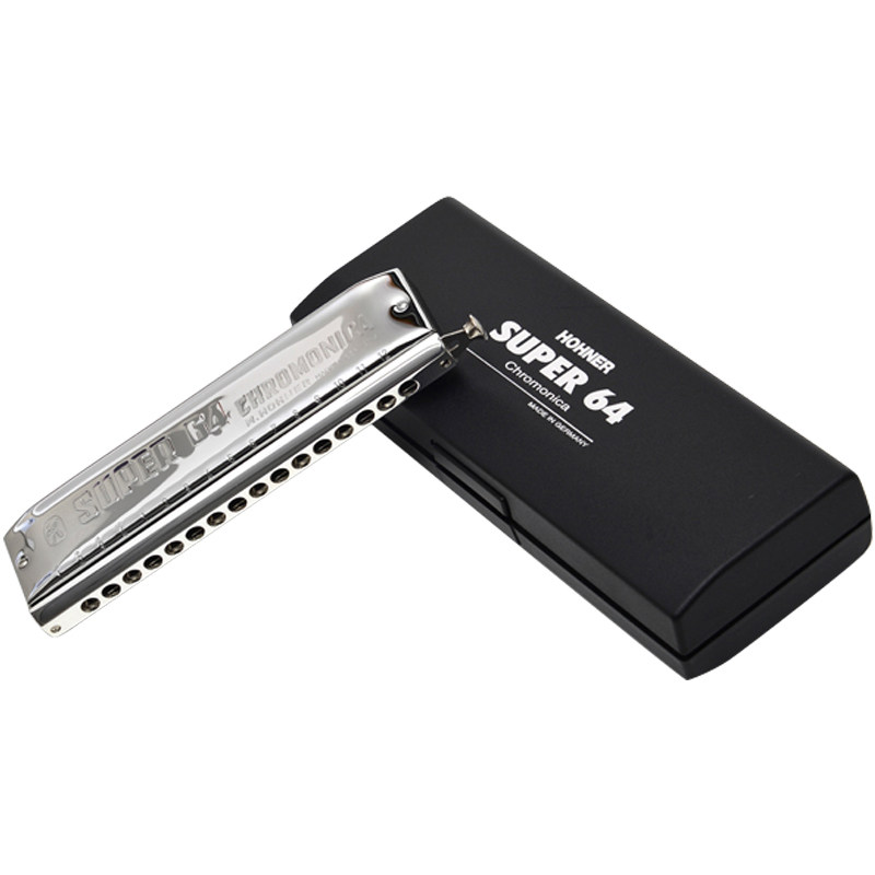 德国和来原厂HOHNER Super64- 16孔64音半音阶口琴送胶管等礼品_虎窝淘