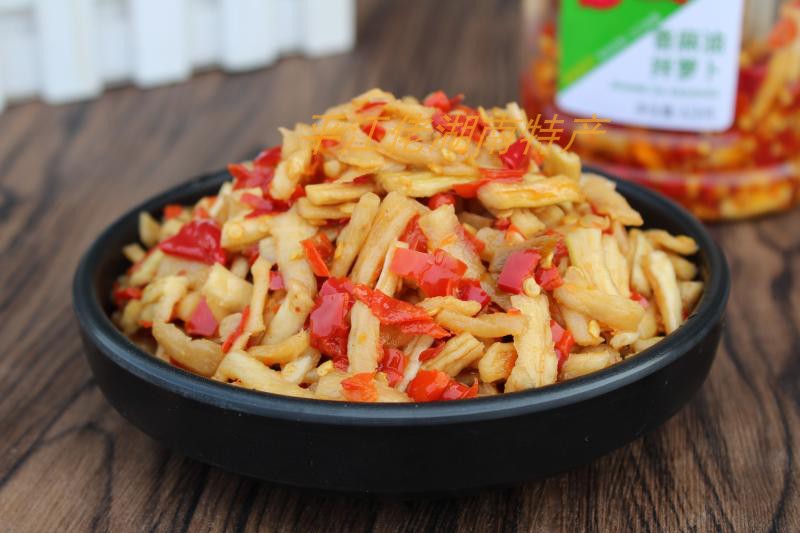 嗳也香麻油拌萝卜428g辣椒萝卜湖南特产辣椒酱腌菜下饭菜2份包邮_虎窝淘