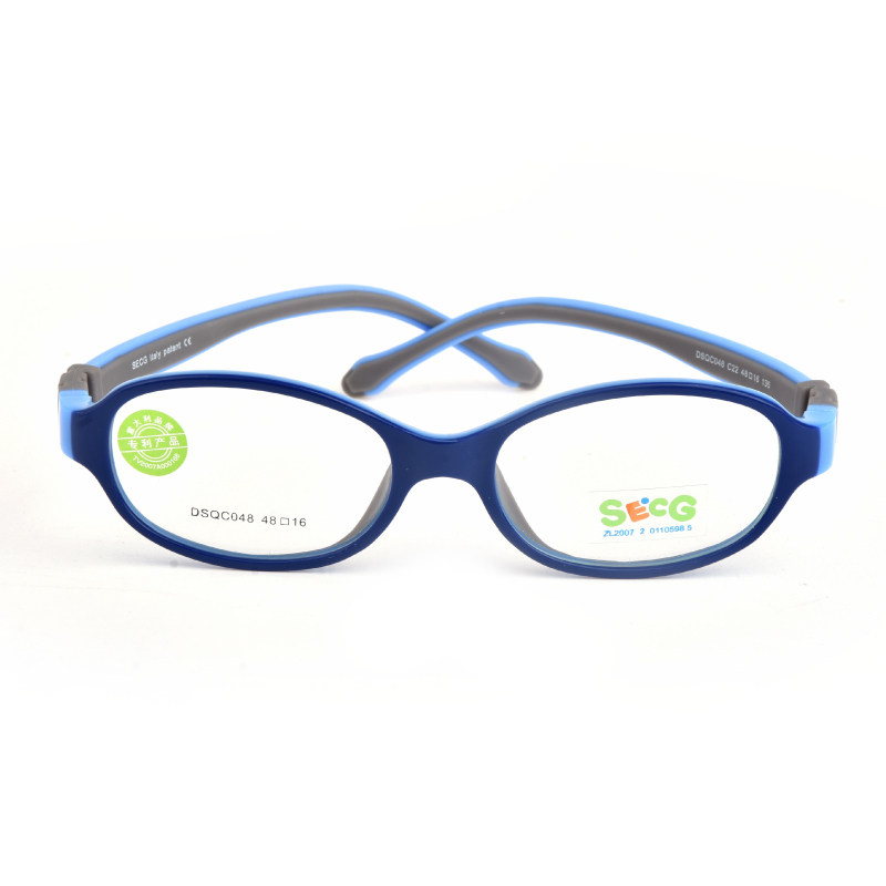 SECG品牌儿童眼镜框架近远视镜架弱视斜视配镜镜框男女学生眼镜_虎窝淘