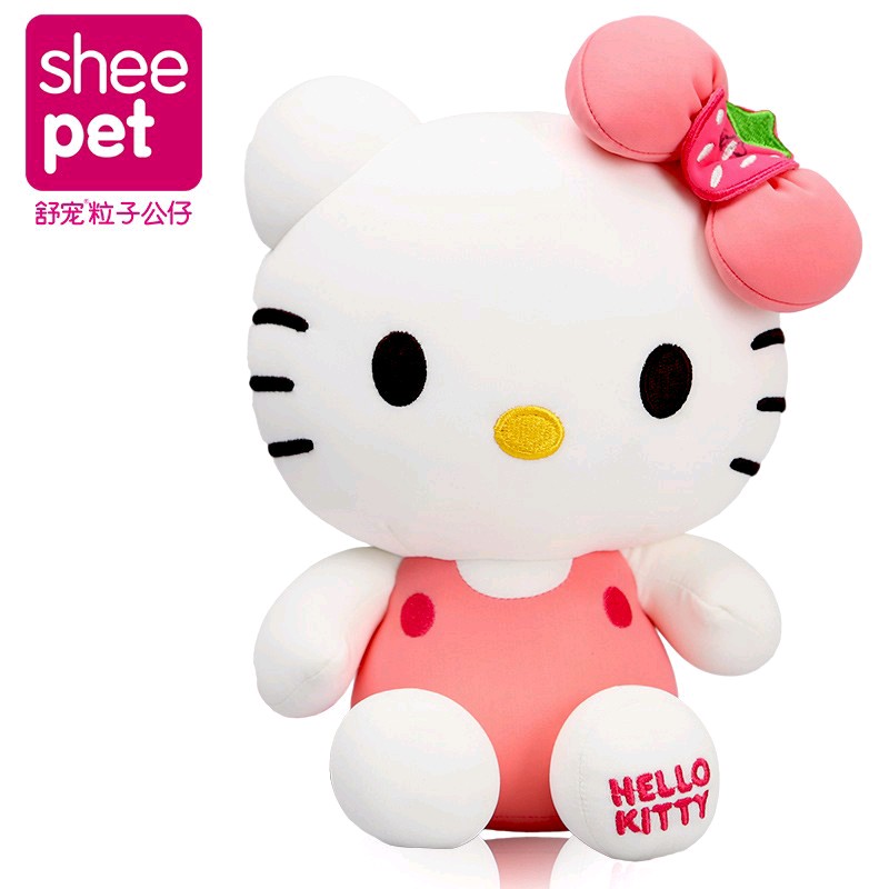 sheepet舒宠hello kitty凯蒂猫粒子公仔kt玩具kt玩偶送情人礼物_虎窝淘