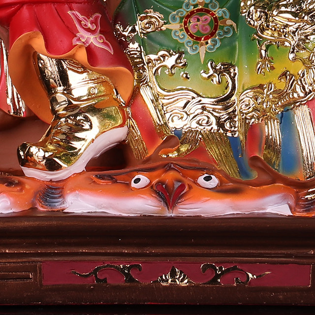 Guan Gong Buddha statue 8/16 inch reading Guan Gong sitting Guan Shu ...