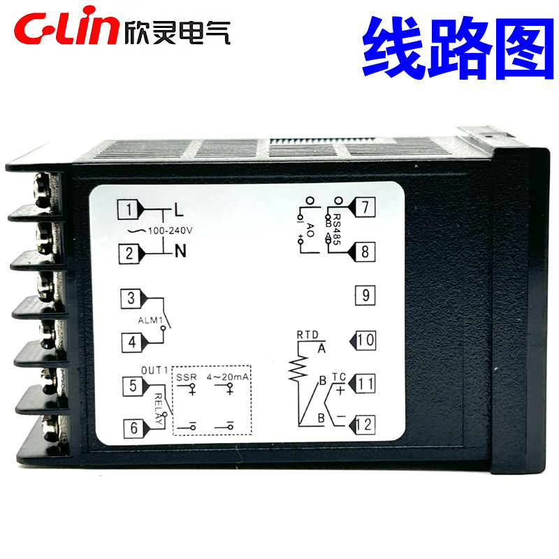 欣灵智能温控仪表器XMTG-6000/6211/6212/6511/6512 T1 K型 PT100_虎窝淘