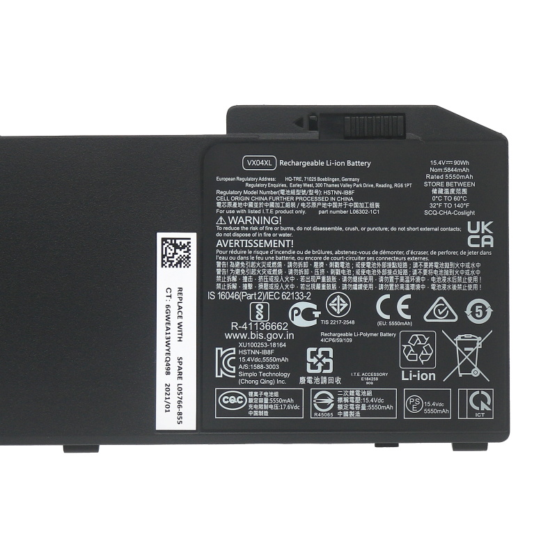 惠普 Zbook 15 G5 G6 HSN-Q13C VX04XL L05766-855笔记本电池_虎窝淘