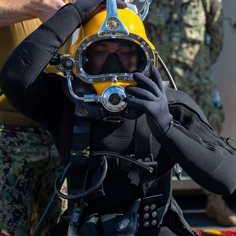 科比摩根Kirby Morgan KMB28潜水全面罩工程潜水头盔打捞水下作业_虎窝淘