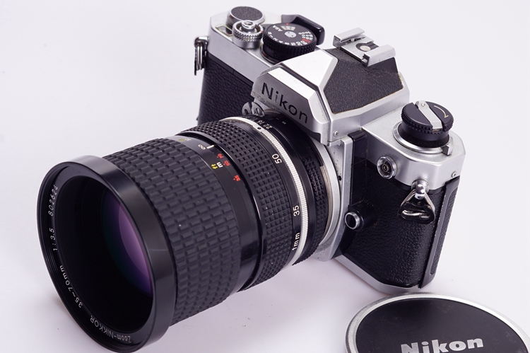 尼康 NIKON FM三花AI 35-70/3.5机械胶片单反相机 98新不输2_虎窝淘
