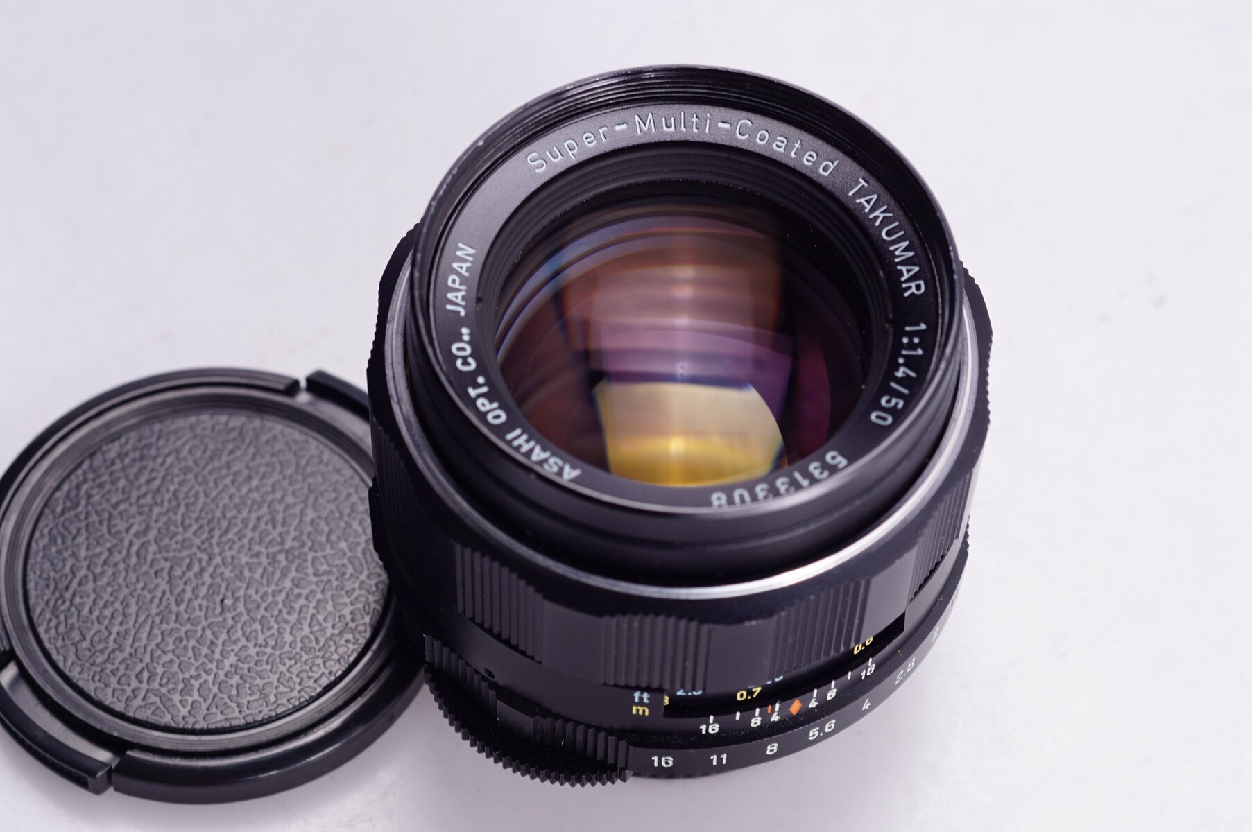 太苦玛S-M-C TAKUMAR SUPER 50/1.4全金属M42经典大光圈镜头50MM_虎窝淘