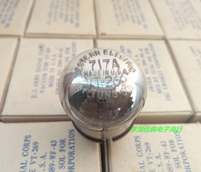 原盒美国WE西电717A/6SJ7/6J8P/5693/6SG7电子管天梭雷神RCA苏联_虎窝淘