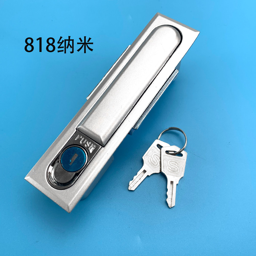 电柜锁MS818开关电柜门锁MS490锁机箱机柜电箱锁铜芯XL21动力柜_虎窝淘