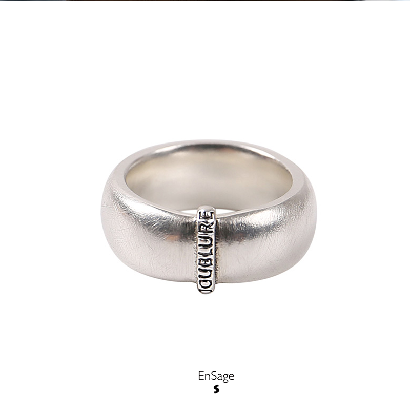 EnSage X DOUBLURE联名系列日本设计师尾戒 925纯银手工无名指_虎窝淘