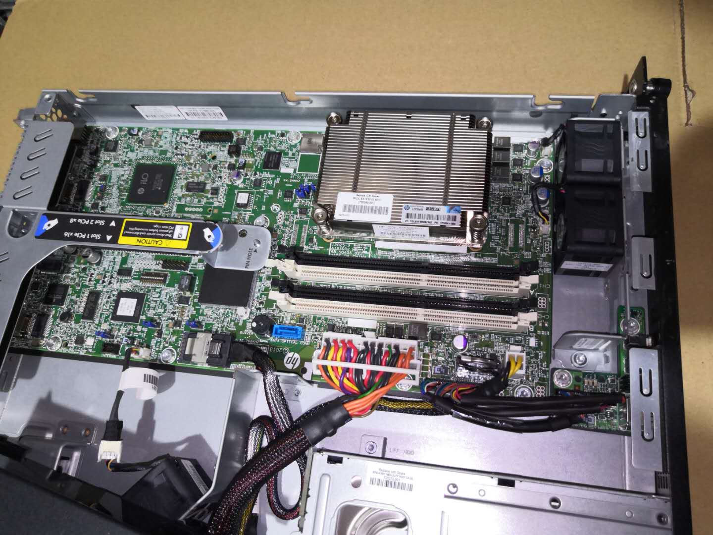 HP DL320e G8 V2静音 1U服务器短身 IDC NAS E3-1280 V3_虎窝淘