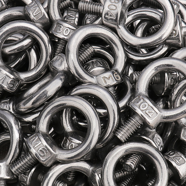 304 stainless steel suspension screw nut, lengthened circular bolt ...