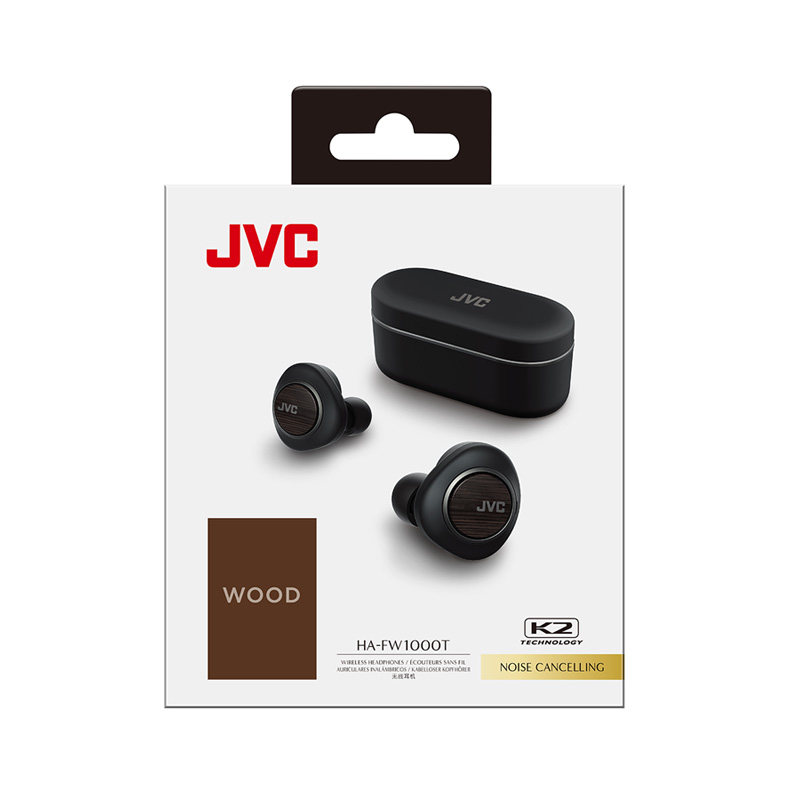 JVC/杰伟世 FW1000T蓝牙耳机K2入耳式hifi主动降噪木振膜真无线_虎窝淘