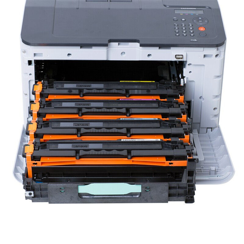 联想（Lenovo）CS3320DN A4彩色激光打印机有线网络/双面打印 CS3320DN标配_虎窝淘