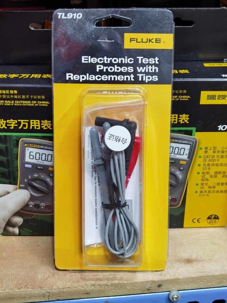 FLUKE福禄克TL910电子测试探针硅胶软线特尖特细表笔精密维修耐寒_虎窝淘
