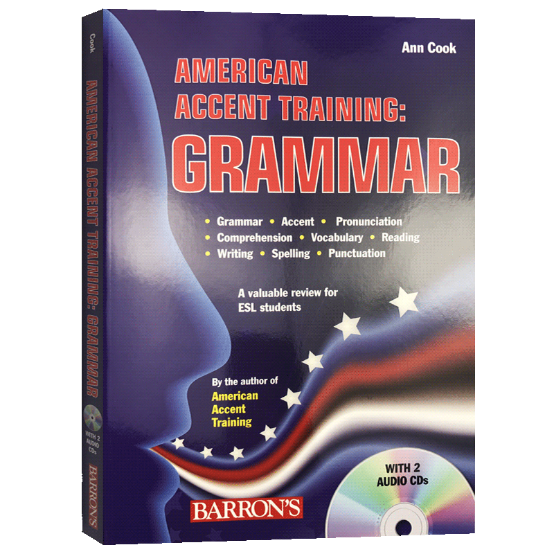 巴朗说出正确的口语美音英文原版 American Accent Training Grammar英文版美语口音训练 Ann Cook进口英语 ...