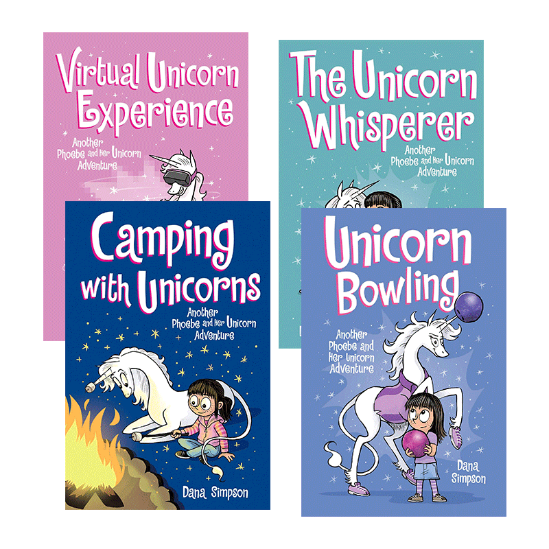 现货2024/9/12 Phoebe and Her Unicorn Dana Simpson英文原版_虎窝淘
