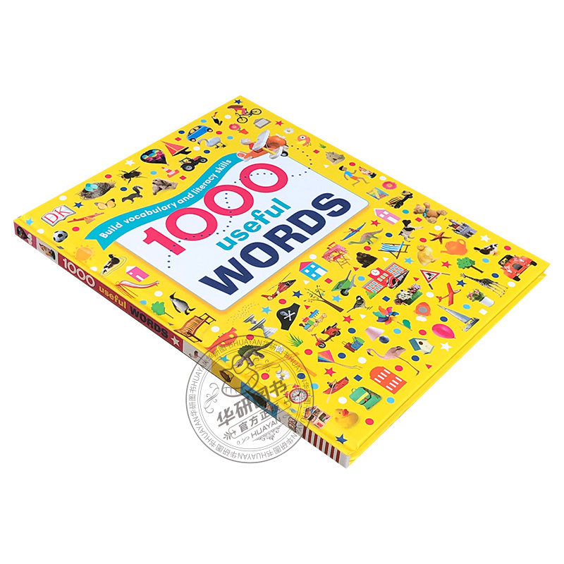 1000 Useful Words DK出品 1000个常用英语的单词英文原版绘本图解单词英语启蒙学习书儿童生活场景认知科普常识词典进口书籍_虎窝淘
