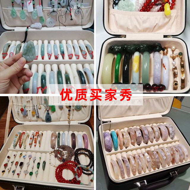 Bracelet storage box Jade Jade bracelet storage box Household bracelet ...