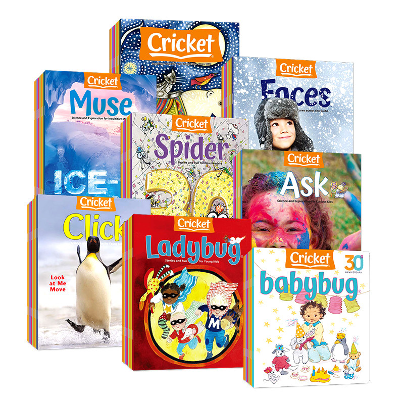 1月现货秒杀muse/cricket/Faces美国儿童杂志cricket蟋蟀童书9-14岁学生原版英文读物英文期刊外刊【2024年现货】送 ...