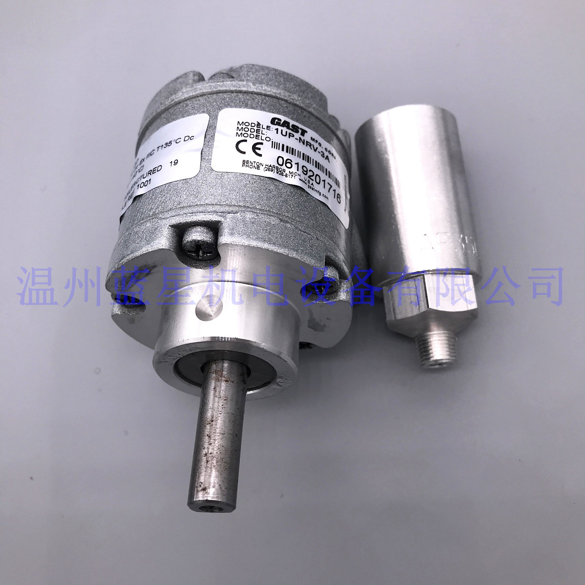 全新美国嘉仕达GAST气动马达1UP-NRV-3A消声6AM-NRV-11A-GR11 7_虎窝淘