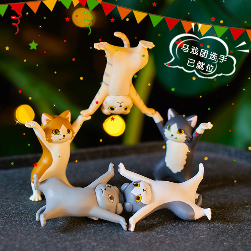 日本Qualia妖娆猫笔架万物皆可举可爱摆件正品托举猫猫咪笔托创意_虎窝淘