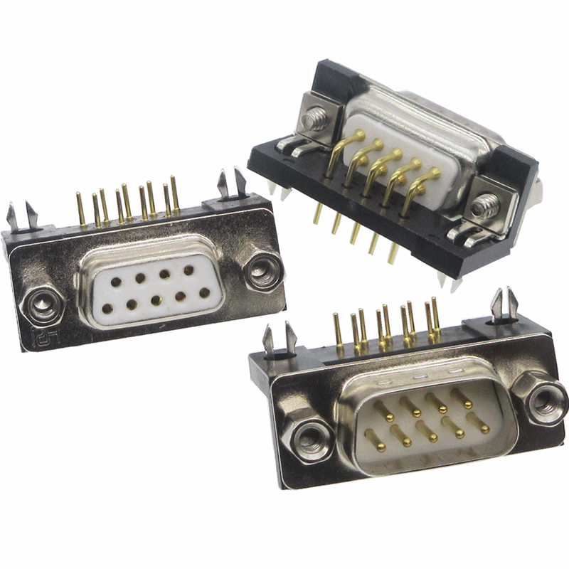 DR9车针25镀金脚HDR15白胶实心针26弯脚44焊板DB37公母50针孔插座_虎窝淘