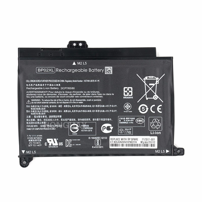 适用惠普 TPN-Q172 Q175 BP02XL 15-AU156TX AU162TX笔记本电池_虎窝淘