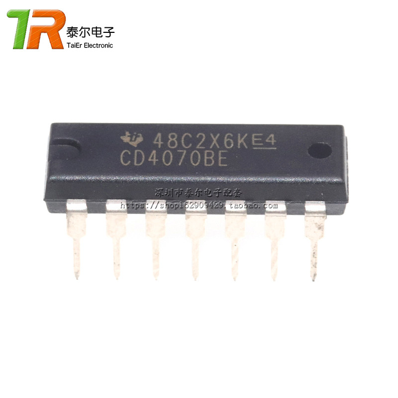 全新原装进口 CD4070 CD4070BE CD4070B DIP14 逻辑器芯片_虎窝淘