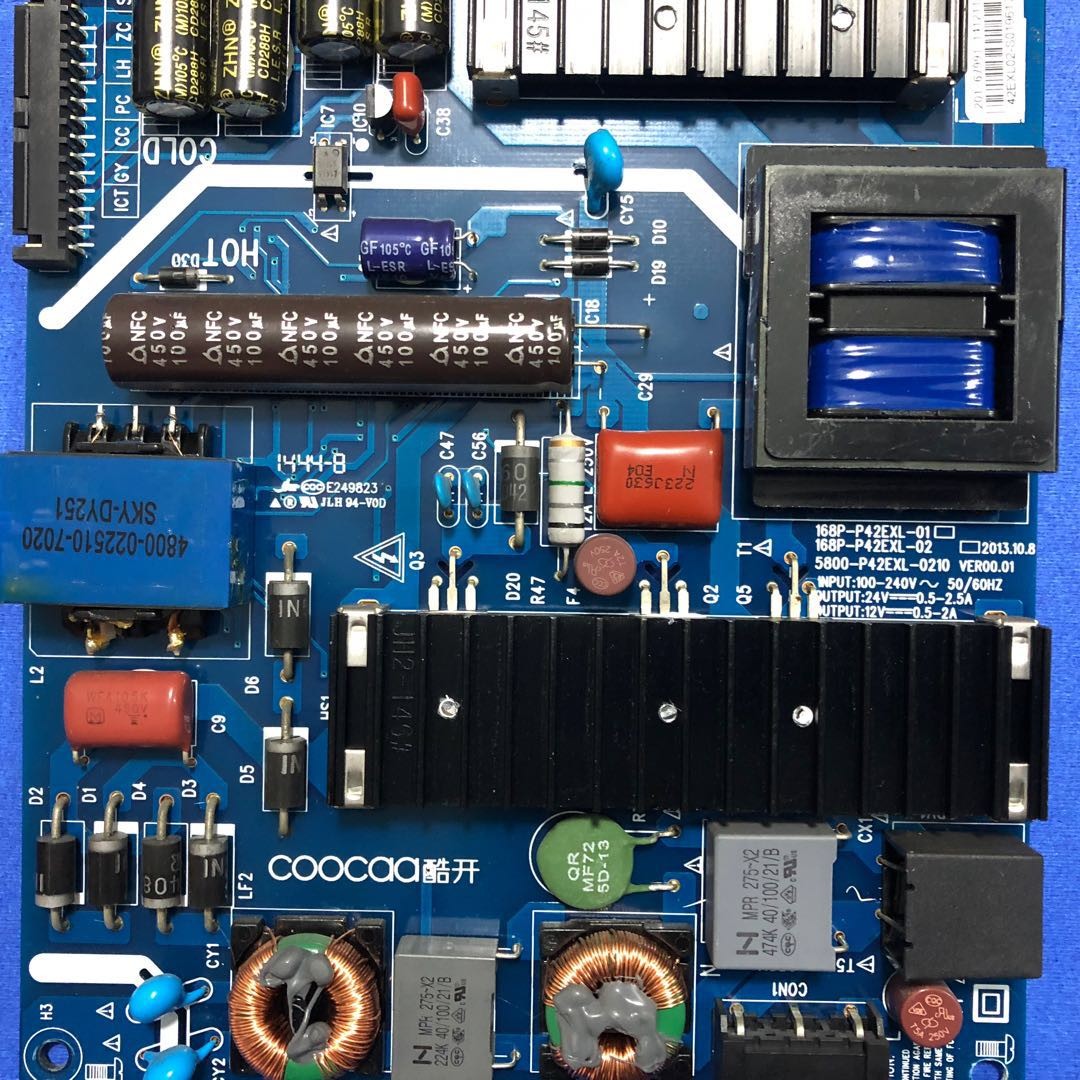 酷开49U2/42K1TY40K1Y电源板5800-P42EXL-0210 168P-P42EXL-02/01_虎窝淘