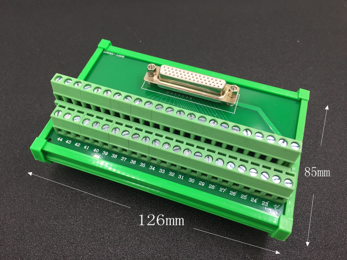 台达B2-CN1 DB44端子台 DR44-M7 44芯中继端子台 DB44连接线_虎窝淘