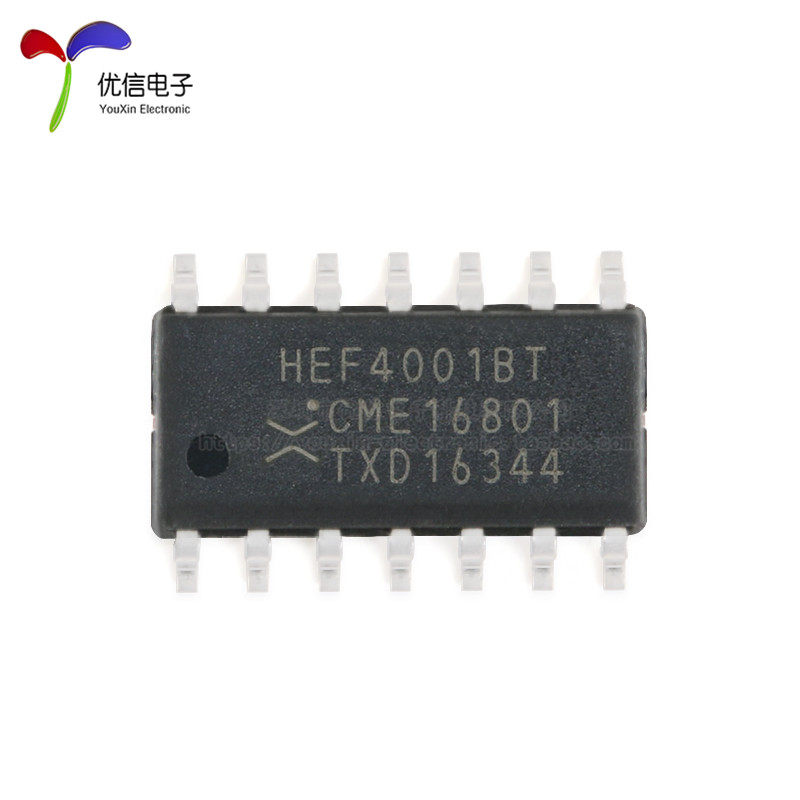 原装正品 HEF4001BT,653 SOIC-14四路2输入或非门贴片逻辑芯片_虎窝淘