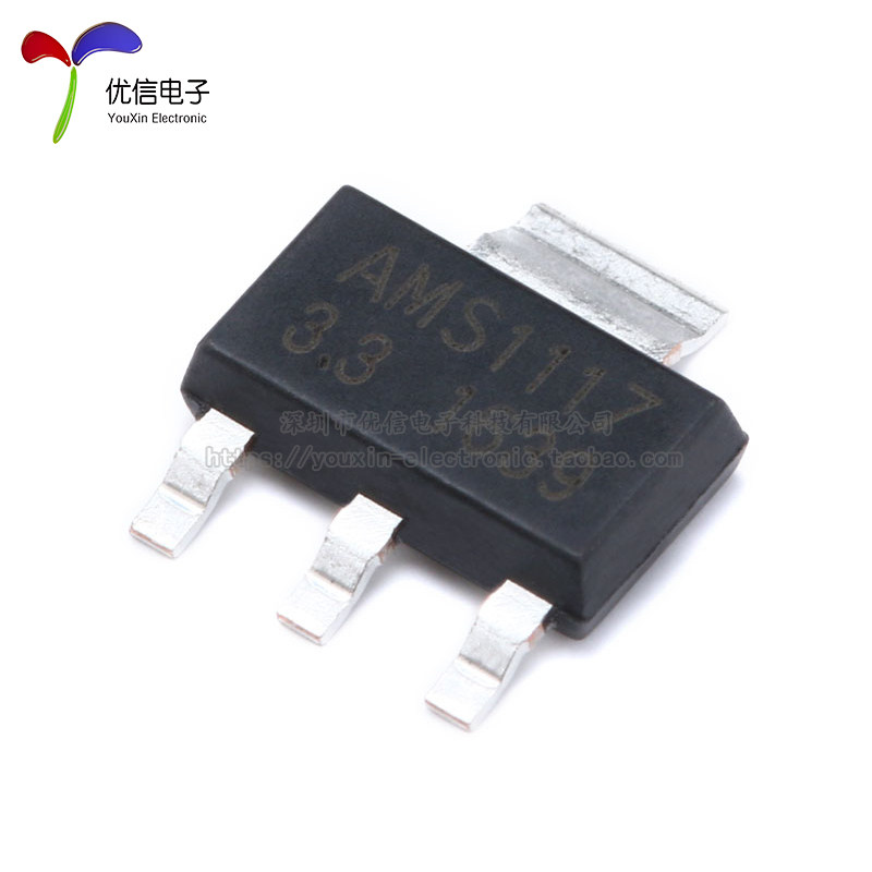AMS1117-1.2 1.8 2.5 3.3 5.0V ADJ SOT-223稳压电源芯片降压IC_虎窝淘