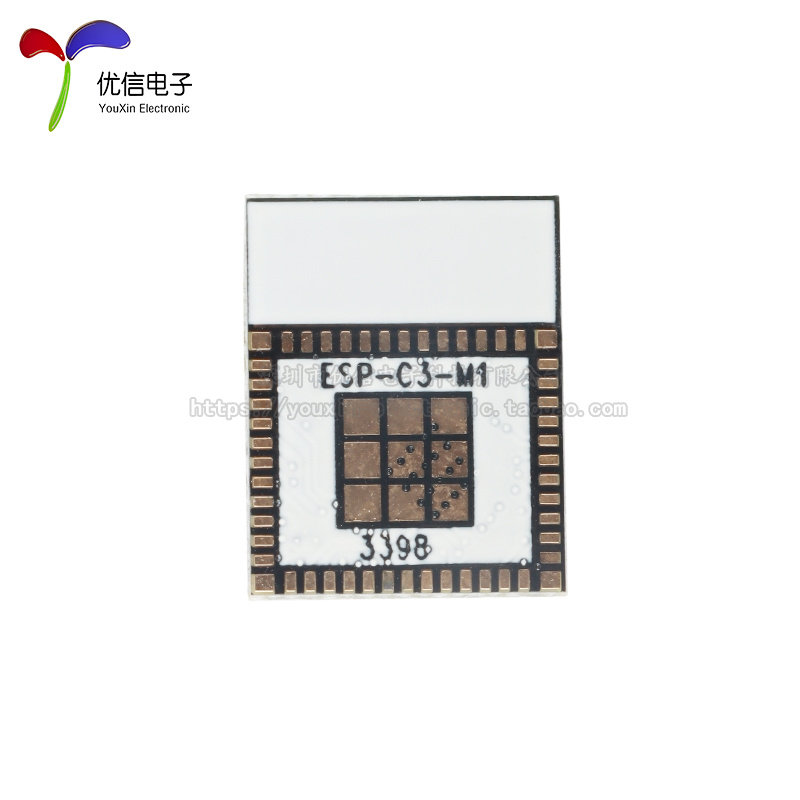 ESP-C3-M1模块 2.4G WiFi+BLE5.0模组核心采用ESP32-C3芯片C3FN4_虎窝淘