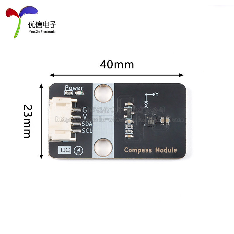 QMC5883 Compass Module QMC5883电子指南针数字罗盘传感器模块_虎窝淘