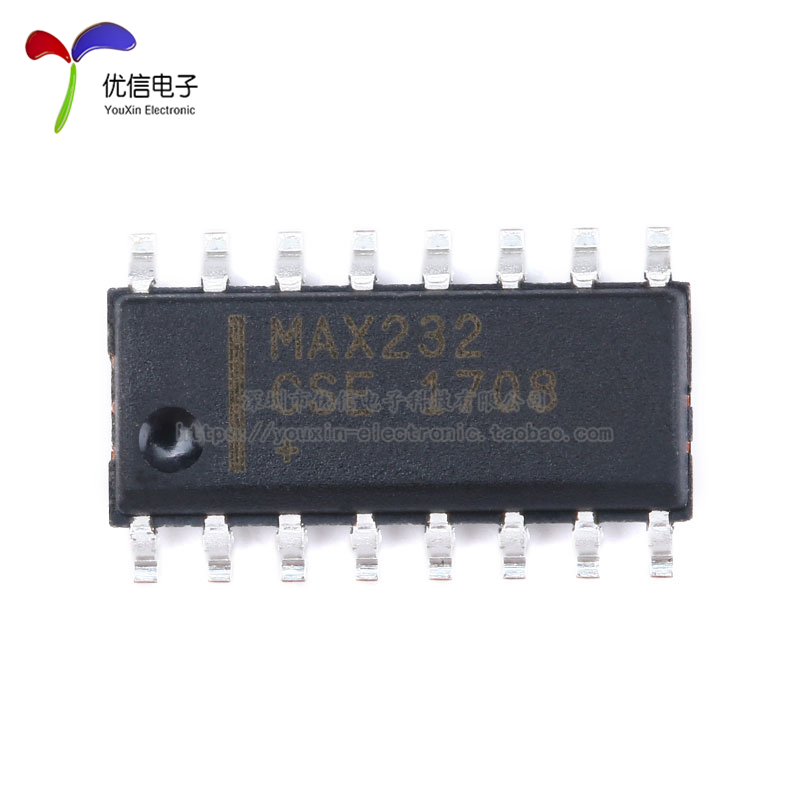 原装正品贴片 MAX232CSE+T SOIC-16芯片 RS232收发器IC_虎窝淘