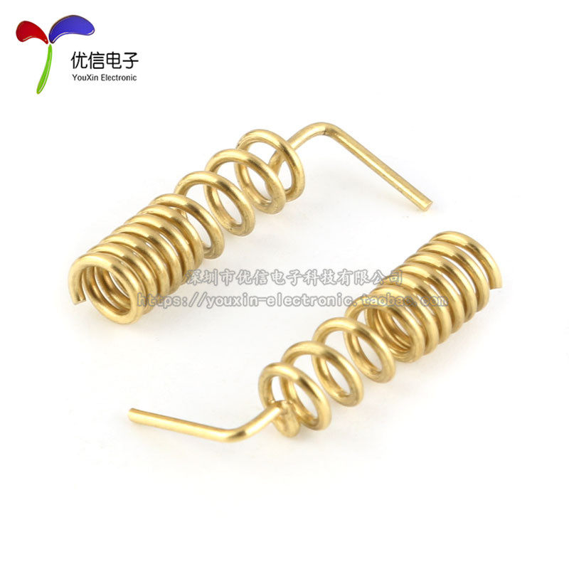 全铜GSM/GPRS弹簧天线加粗铜材螺旋线圈绕制天线GSM天线主板焊接_虎窝淘