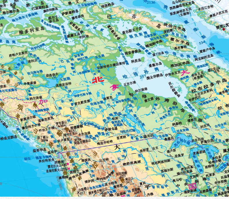 2024世界地形图世界地图小1.1X0.8米中学教学地图地理学习研究高考适用纸质折叠地图有折痕等高线地图平面地形图中国地图出版社_虎窝淘