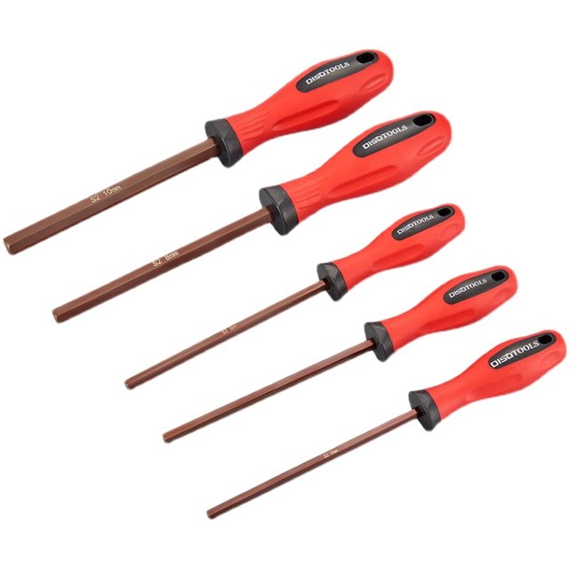 The hexagonal screw knife set in the straight handle is flat head 6 ...