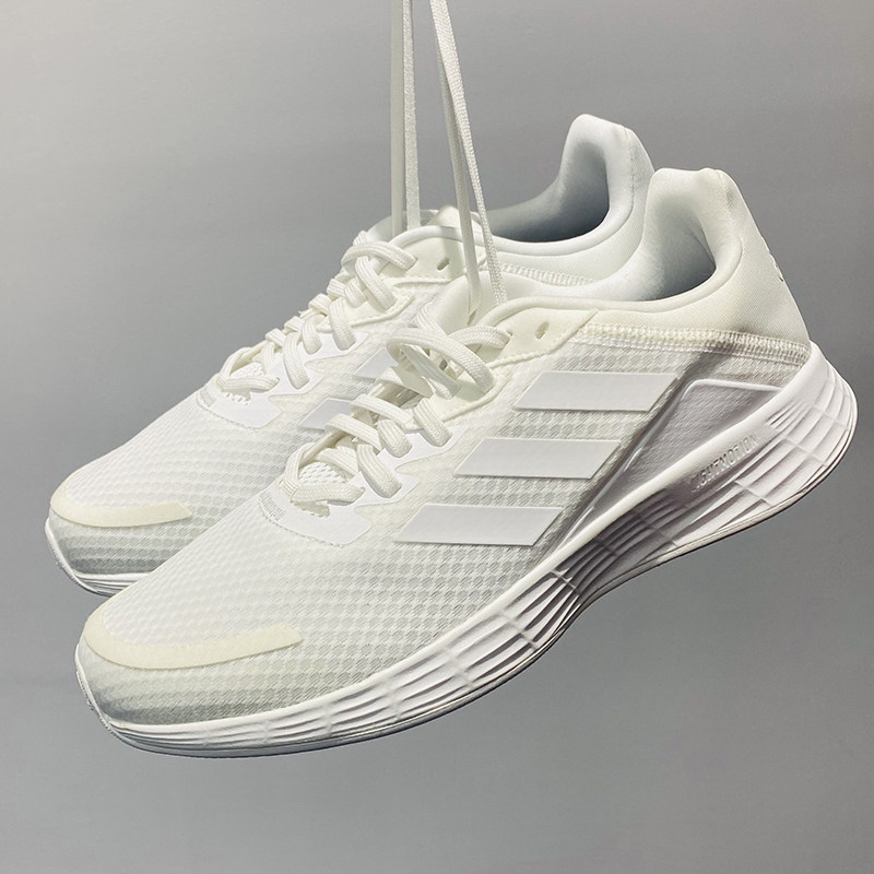 Adidas阿迪达斯DURAMO新款男子纯白舒适轻便运动透气跑步鞋FW7391_虎窝淘