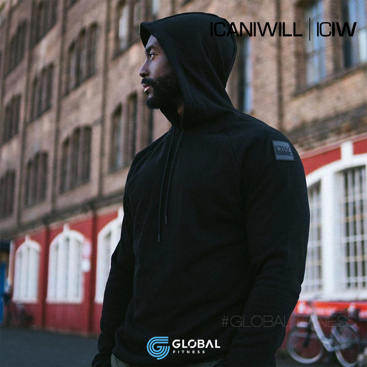 ICIW Training Hoodie肯威极简风运动休闲连帽衫卫衣纯棉男女通用_虎窝淘
