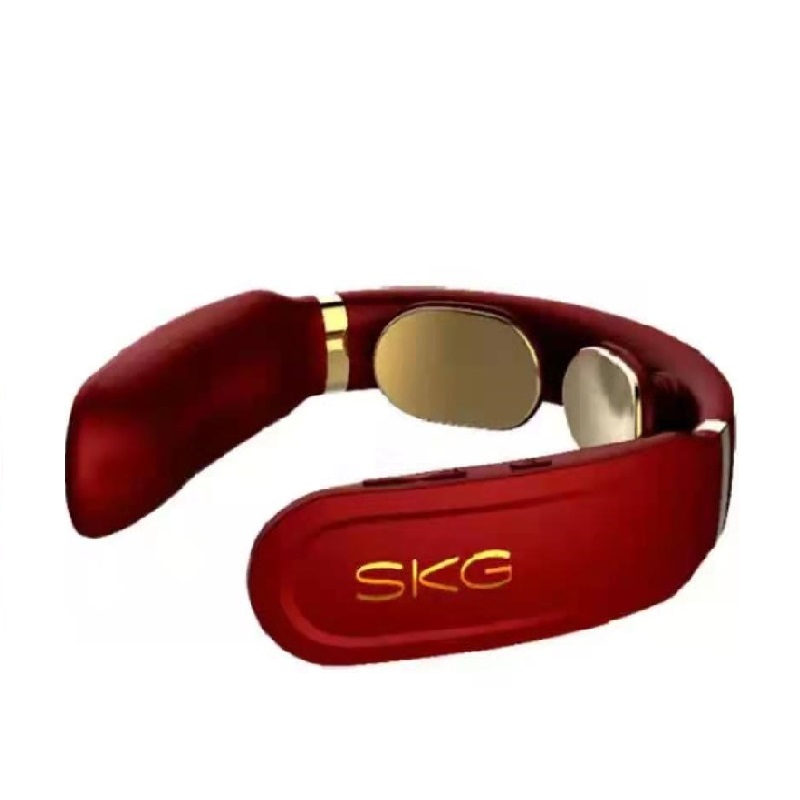 SKG颈部按摩仪 4330亮眼红 4种按摩模式 15档按_虎窝淘