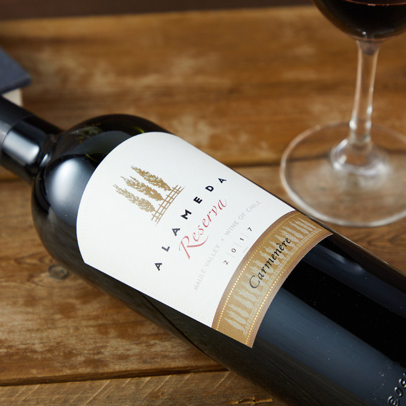 智利进口阿莱曼-佳美娜珍藏干红葡萄酒 750ml/瓶_虎窝淘