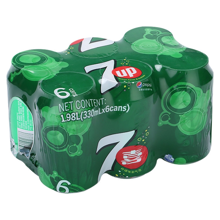 百事可乐七喜碳酸饮料汽水(6联包)(易拉罐) 330ml*6/组_虎窝淘