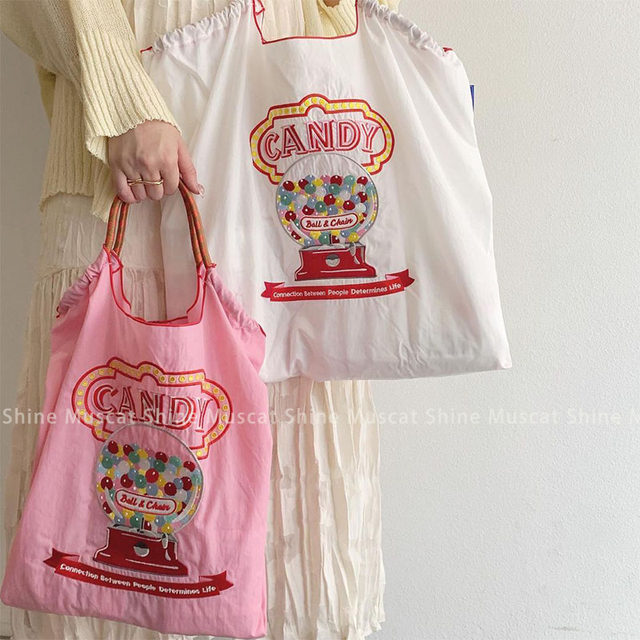 Ball chain bag shopping bag shoulder bag Gao Yuanyuan same Japanese ...