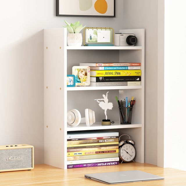 Desktop bookshelf desktop storage rack desk storage rack dormitory desk ...