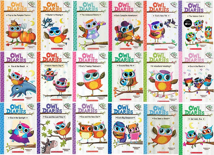 Owl Diaries猫头鹰日记 18册 Scholastic Branches学乐大树系列英文原版儿童桥梁章节书小学生英语课外读物送音频_虎窝淘