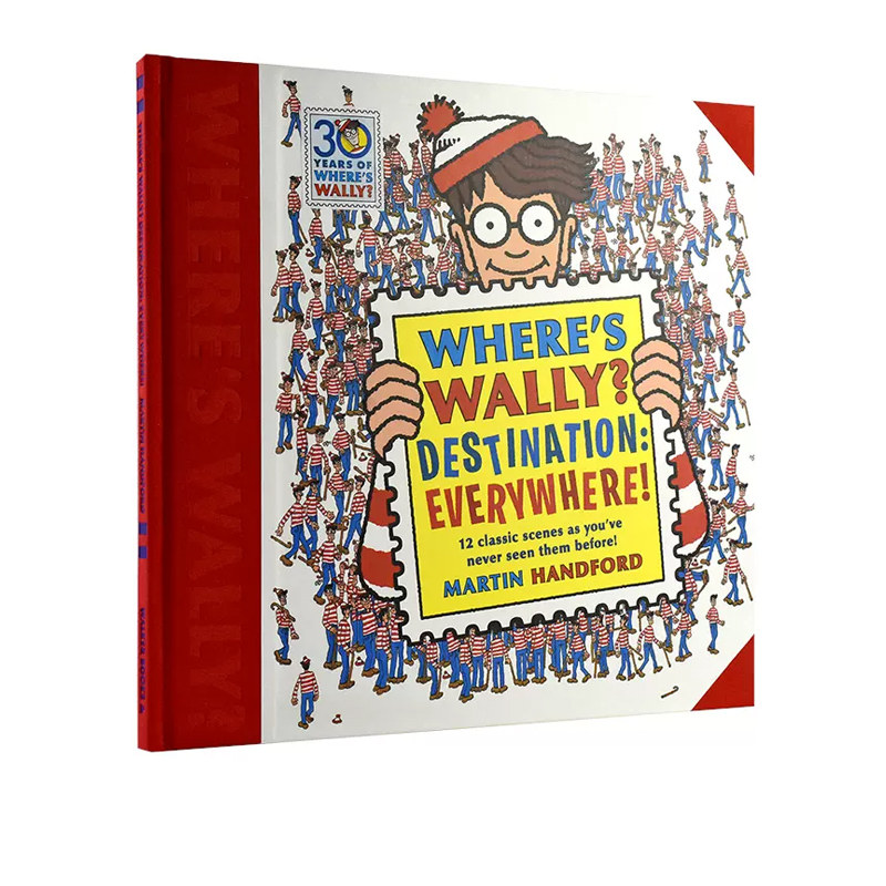 英文原版威利在哪里 Where's Wally Destination: Everywhere!无处不在的威利益智活动专注力训练精装大开本_虎窝淘